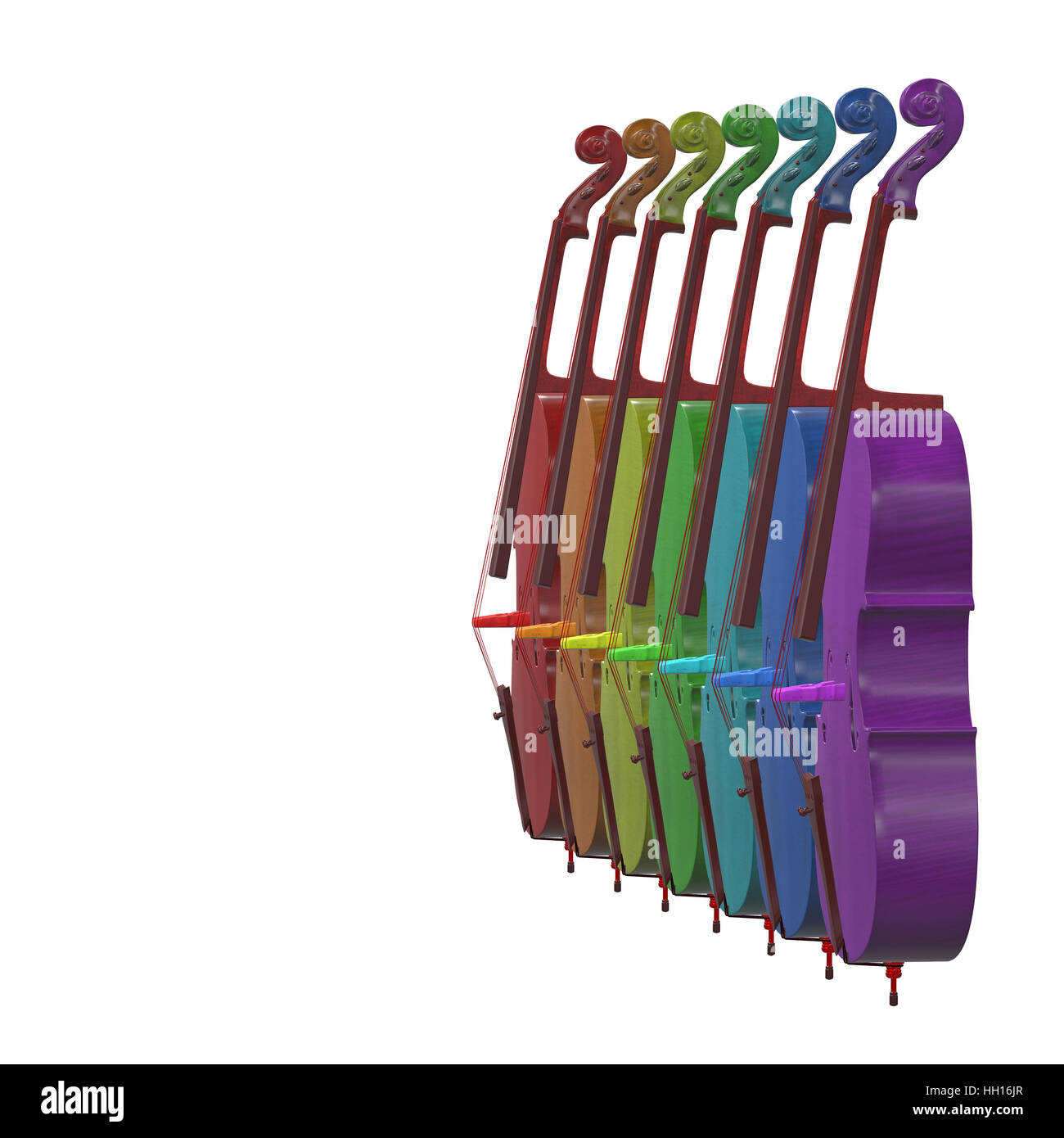 cello musical instrument 3d illustration Stock Photo - Alamy
