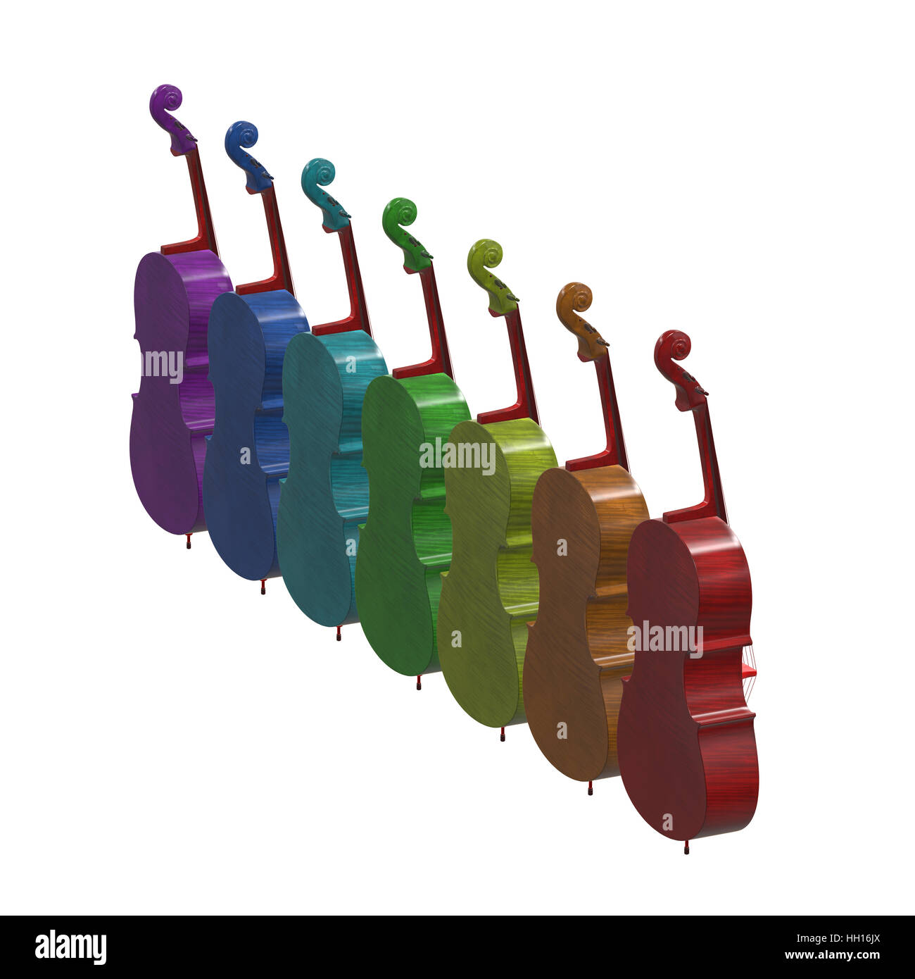 cello musical instrument 3d illustration Stock Photo - Alamy