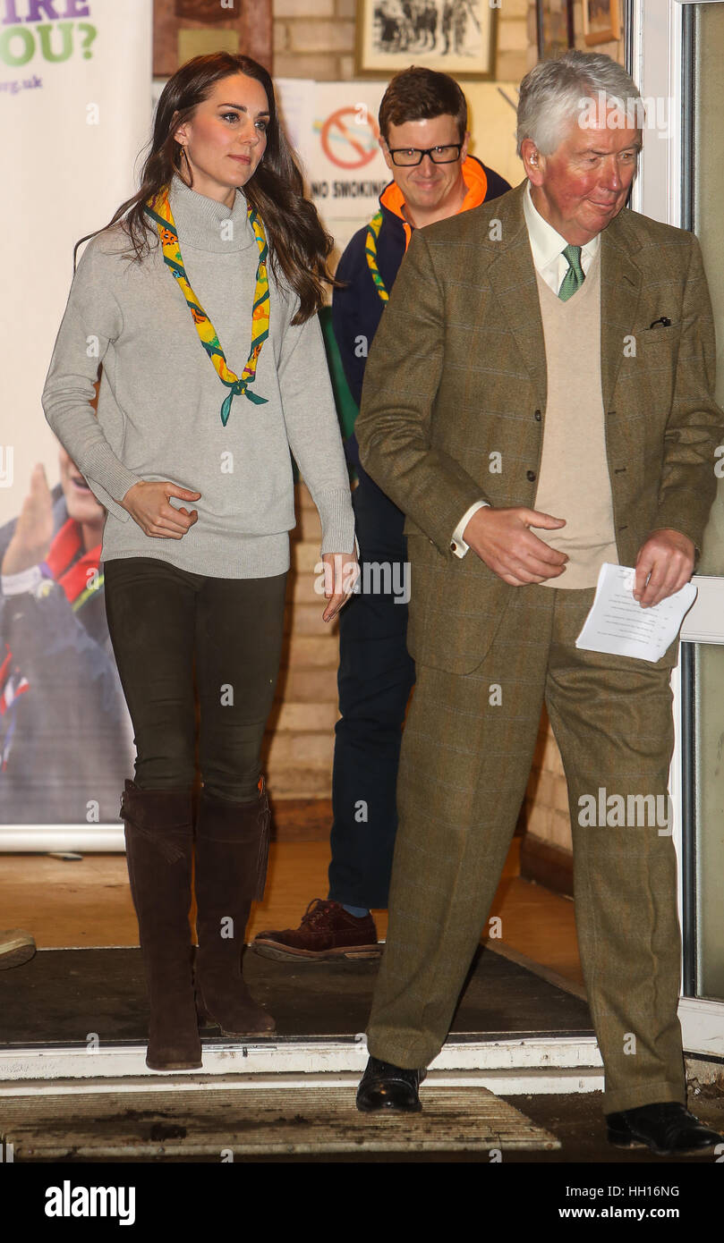 The Duchess of Cambridge attends a special Cub Scout Pack meeting with ...