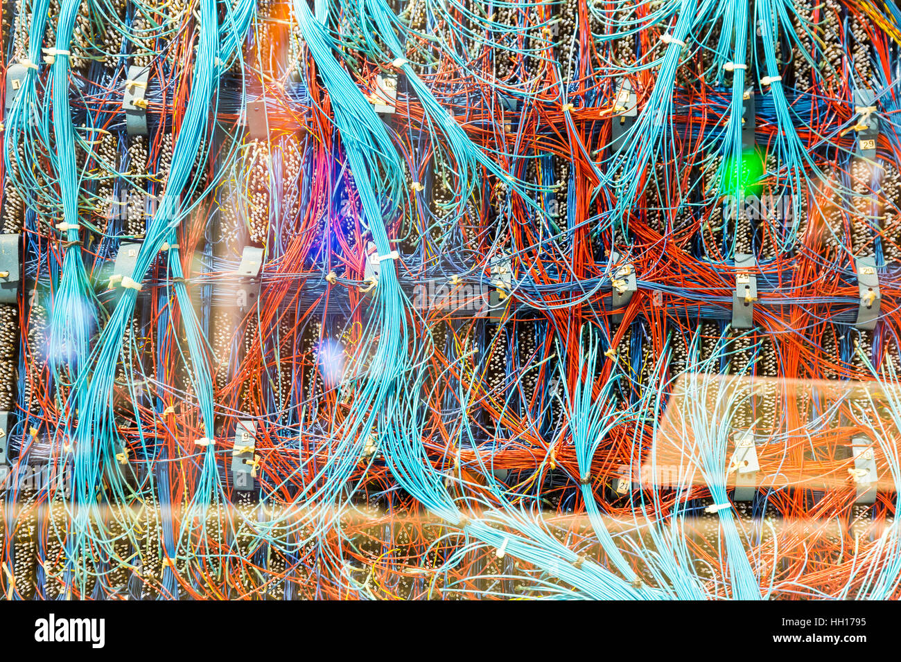 Colorful cable concept communication data hi-res stock photography and ...