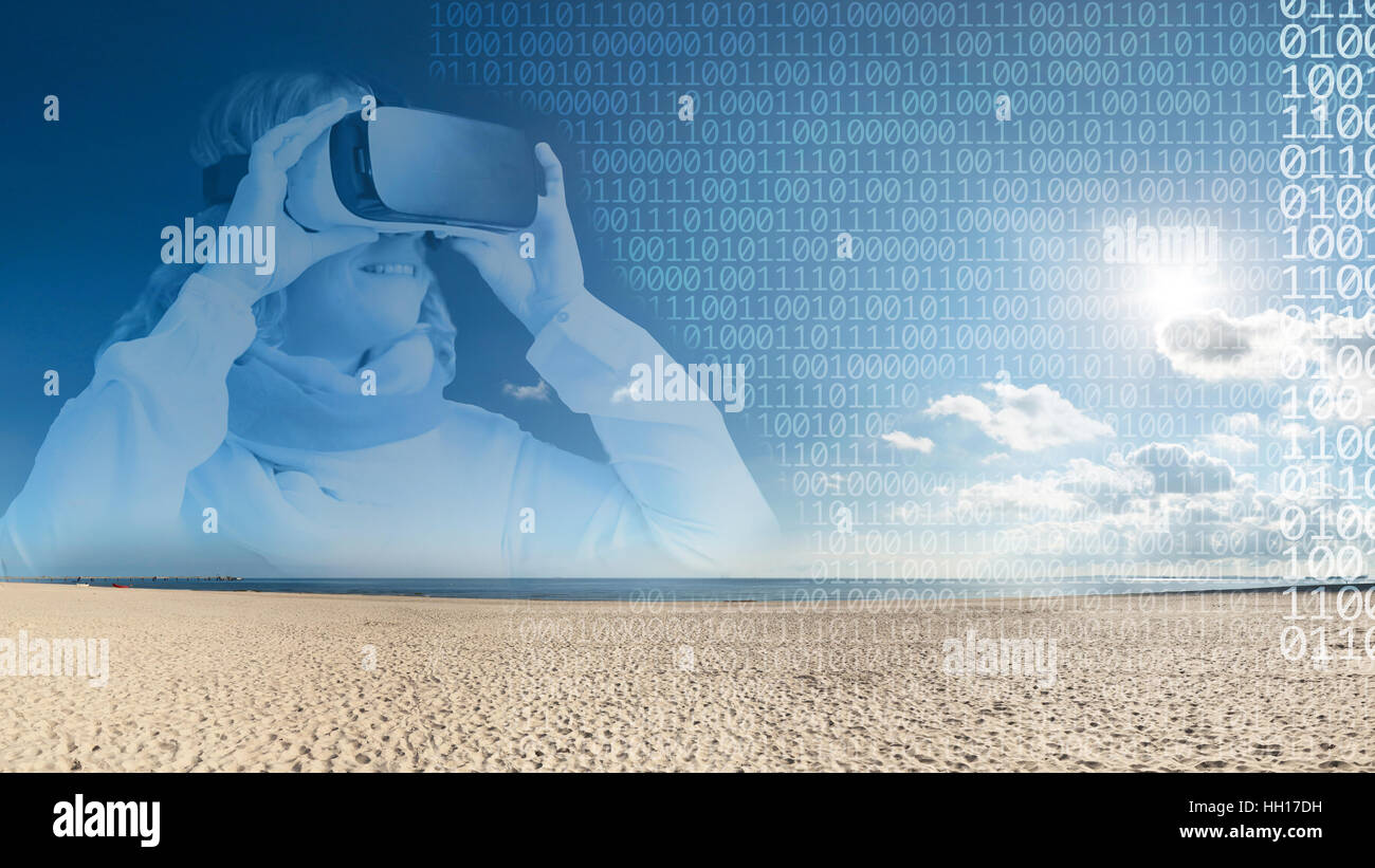 Virtual travel technology hi-res stock photography and images - Alamy