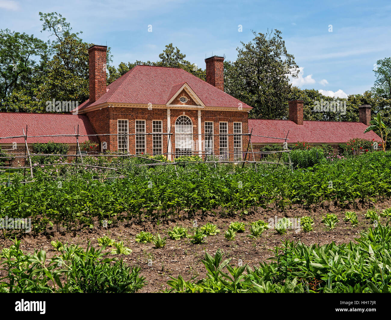 Mount Vernon George Washington's Home on the Banks of the River Potomac ...