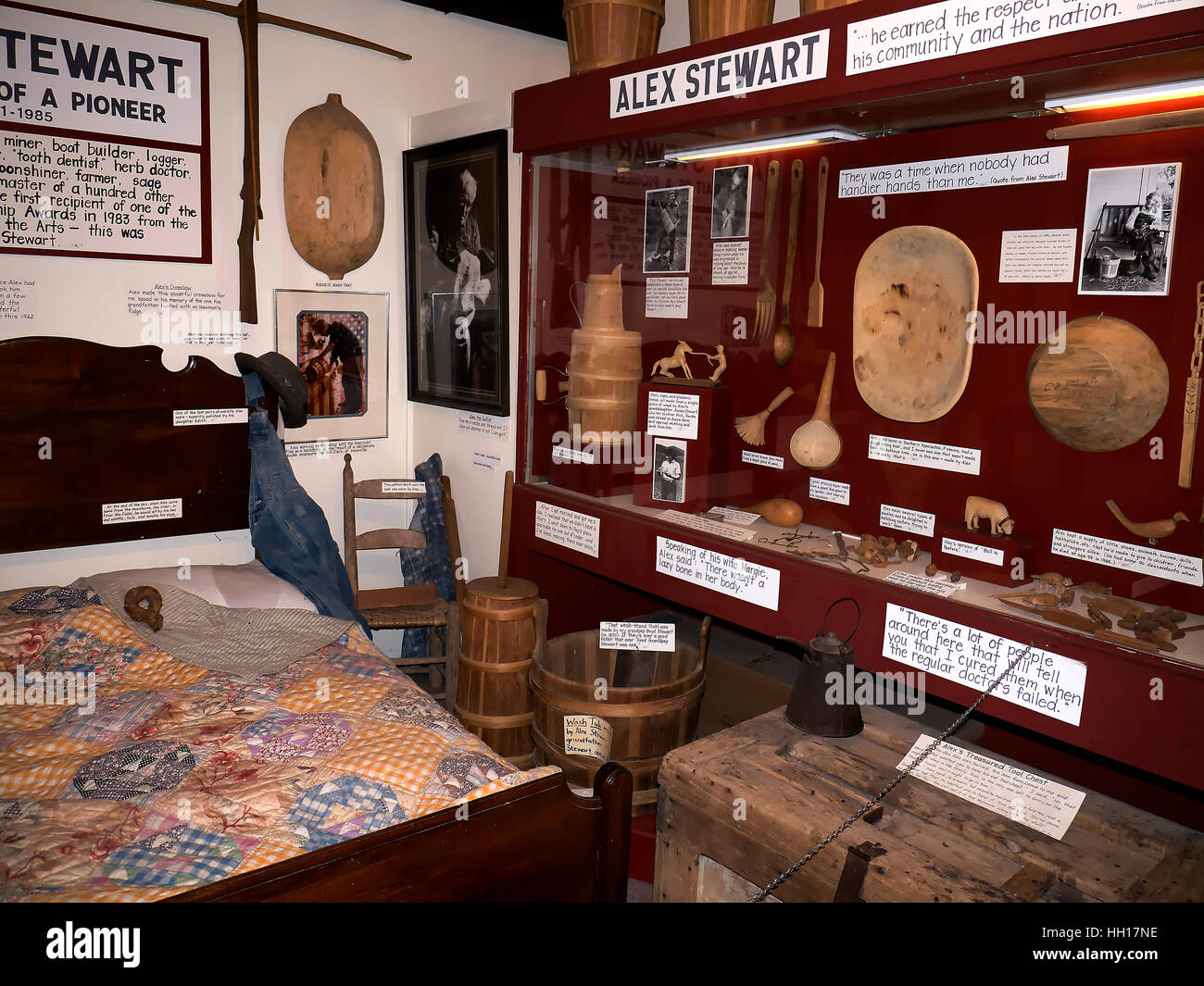 Artifacts and buildings at the Museum of Appalachia in Clinton ...