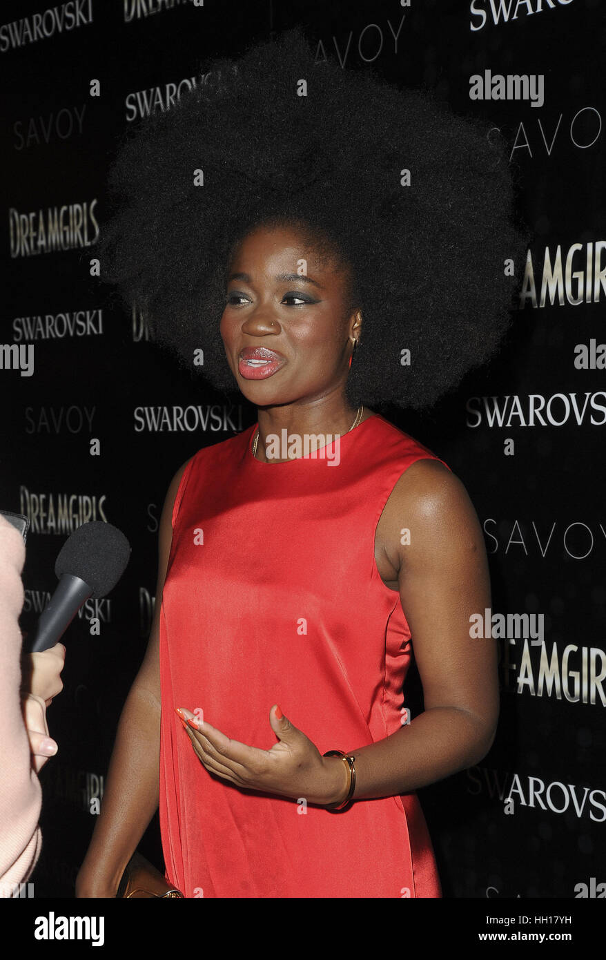 Various celebrities attend Dreamgirls Press Night Featuring: Clara Amfo ...