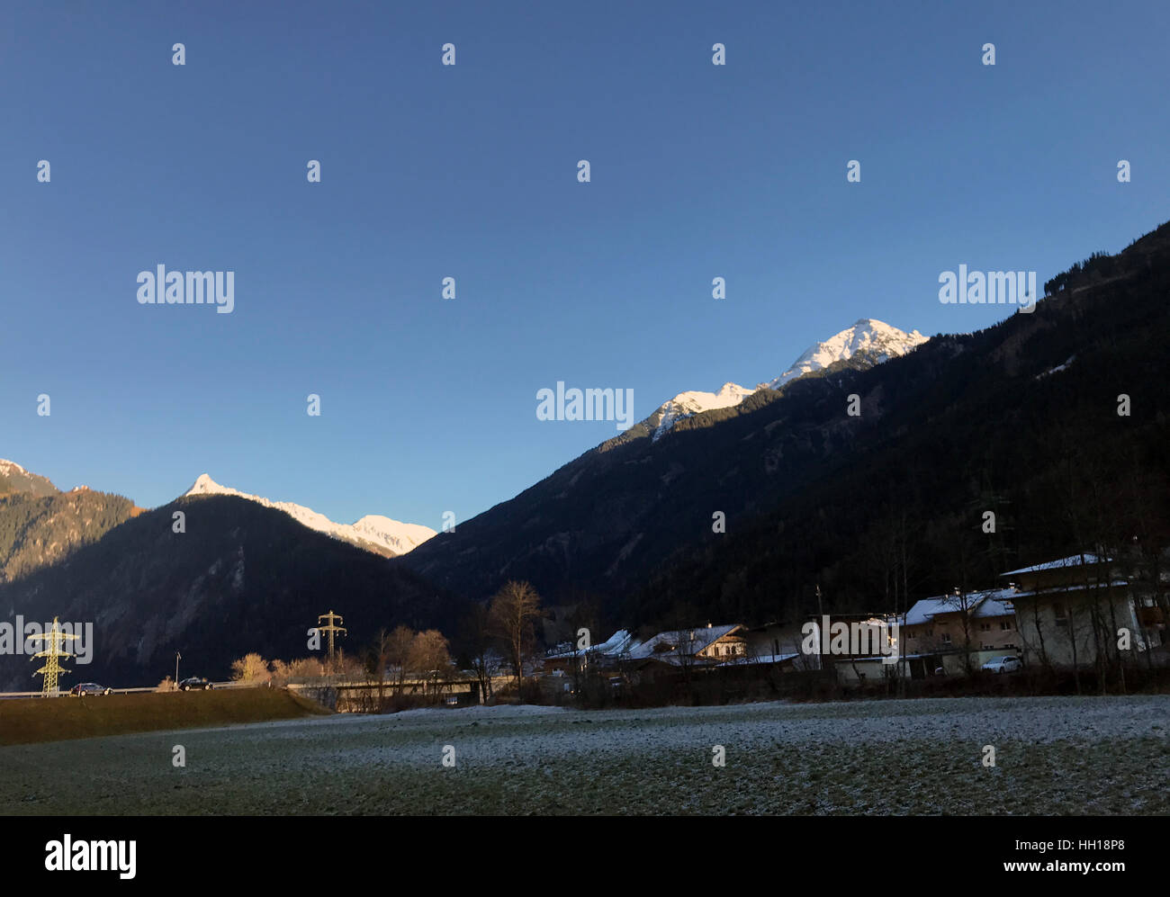 This photo, taken in December 2016, shows a view of the Ziller Valley ...