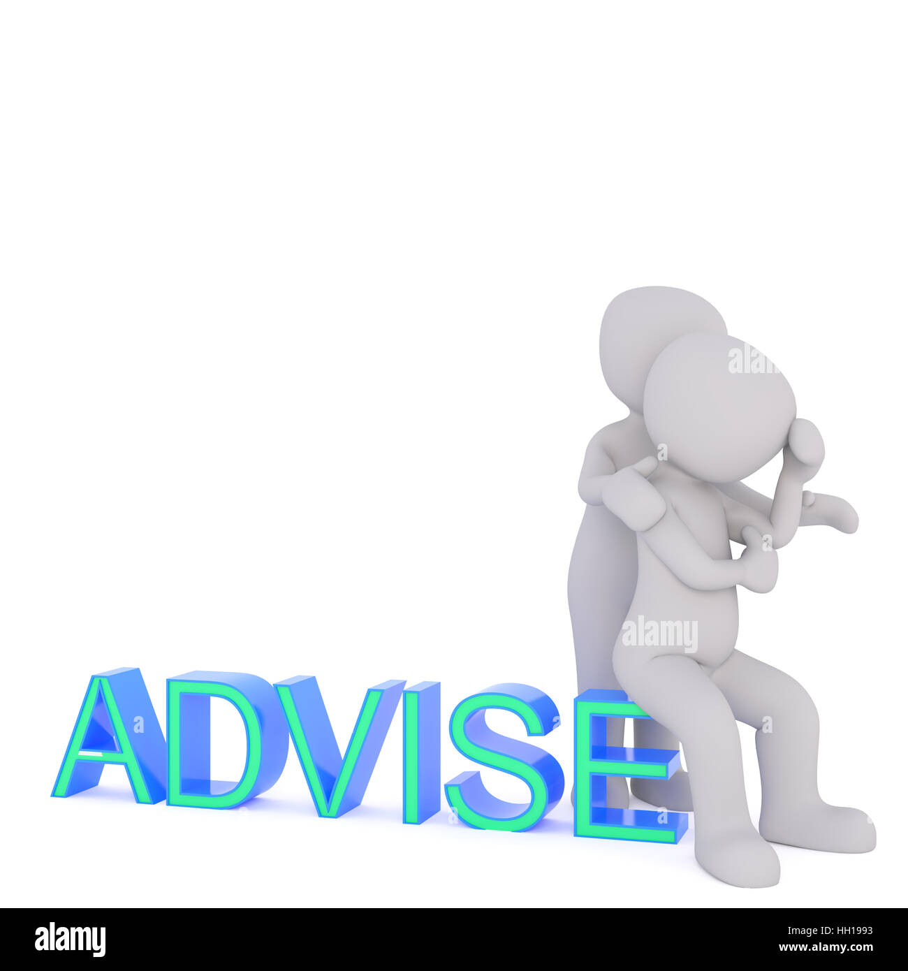3d figure faceless cartoon man hi-res stock photography and images - Alamy