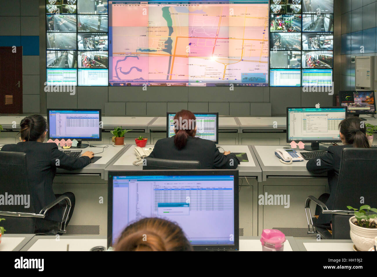 Control room map hi-res stock photography and images - Alamy