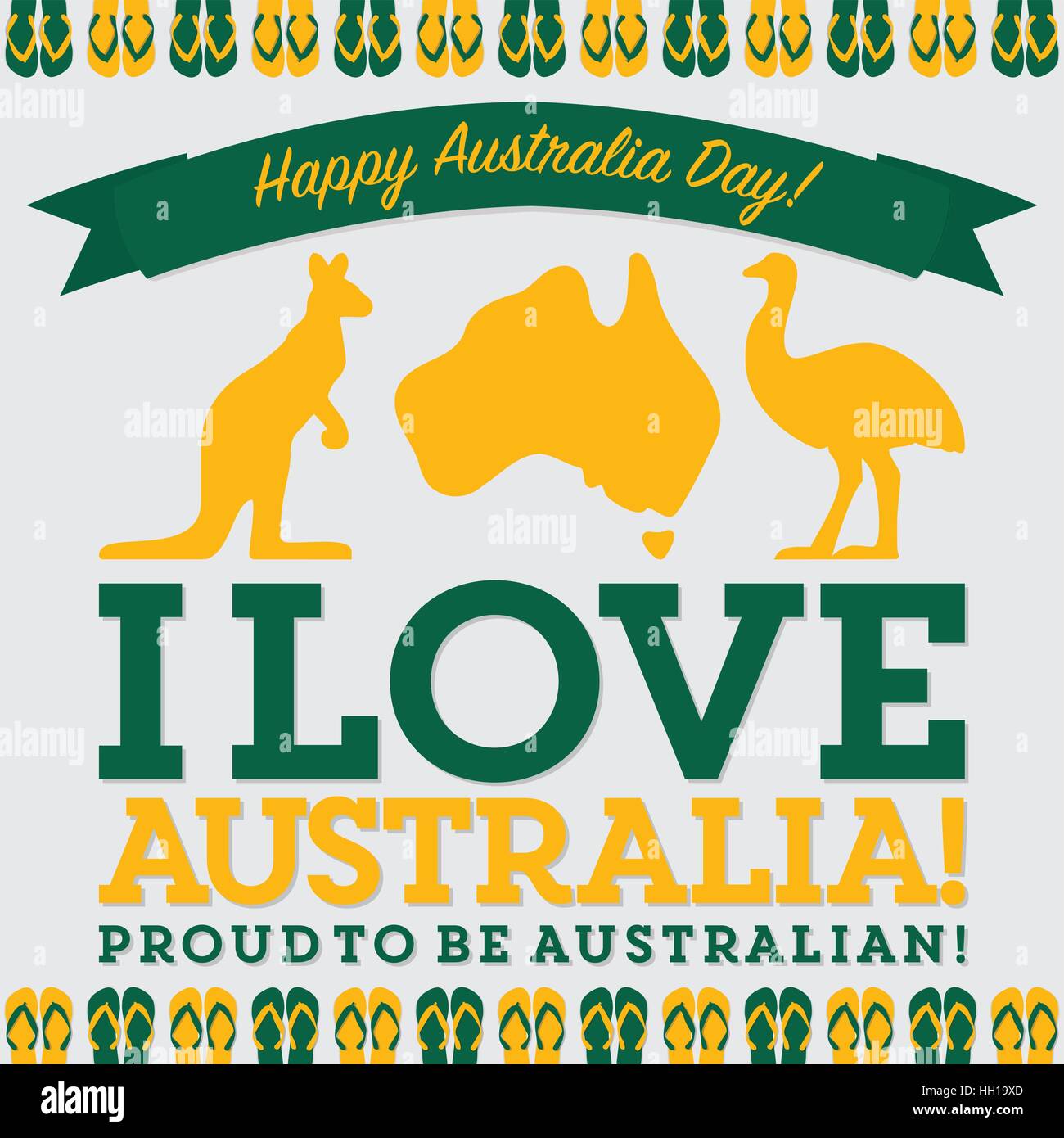 Retro sash Australia Day card in vector format Stock Vector Image & Art ...