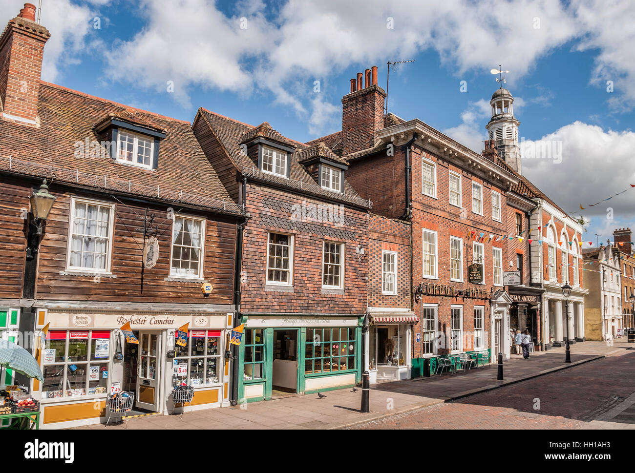 Rochester Kent High Street Stock Photos & Rochester Kent High Street ...