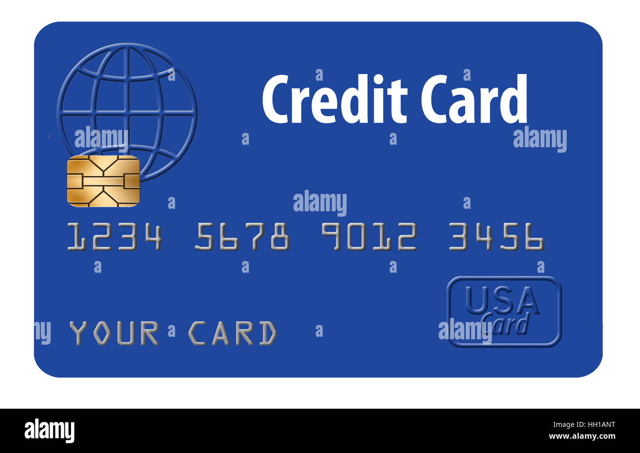 Credit card isolated on white background Stock Photo - Alamy