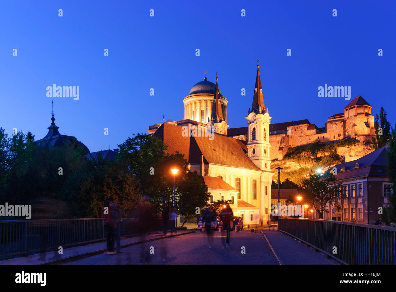 Basilica church and jesuits church in front hi-res stock photography ...
