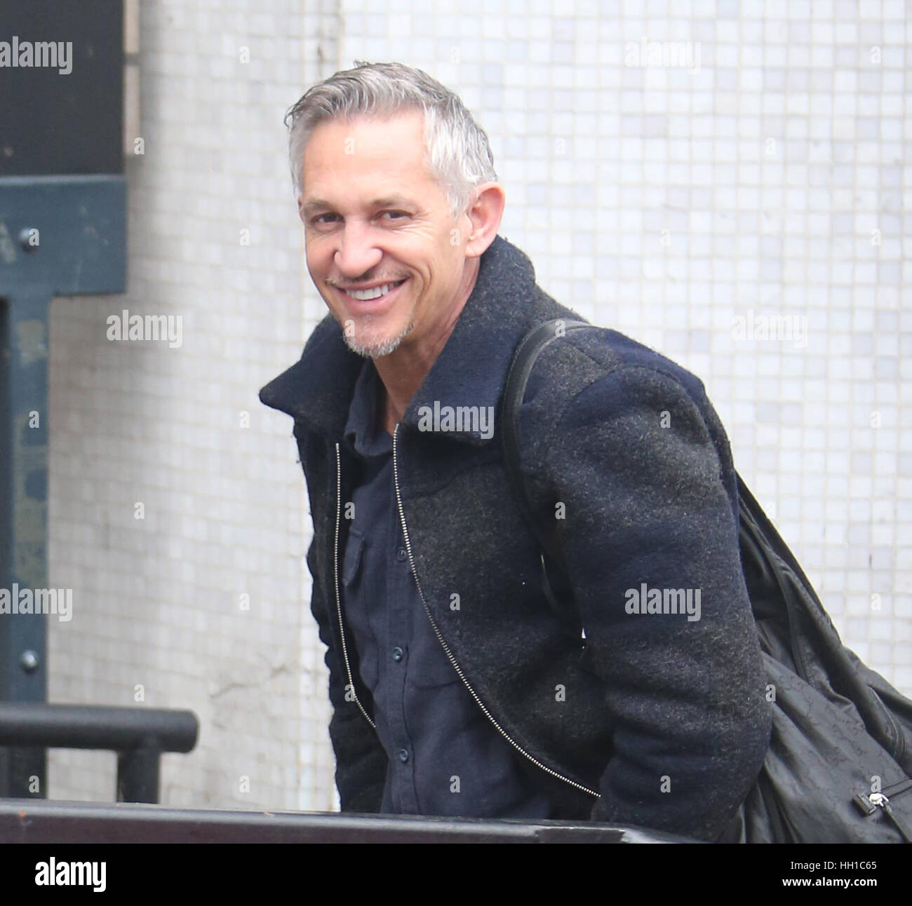 Gary Lineker outside ITV Studios Featuring: Gary Lineker Where: London ...