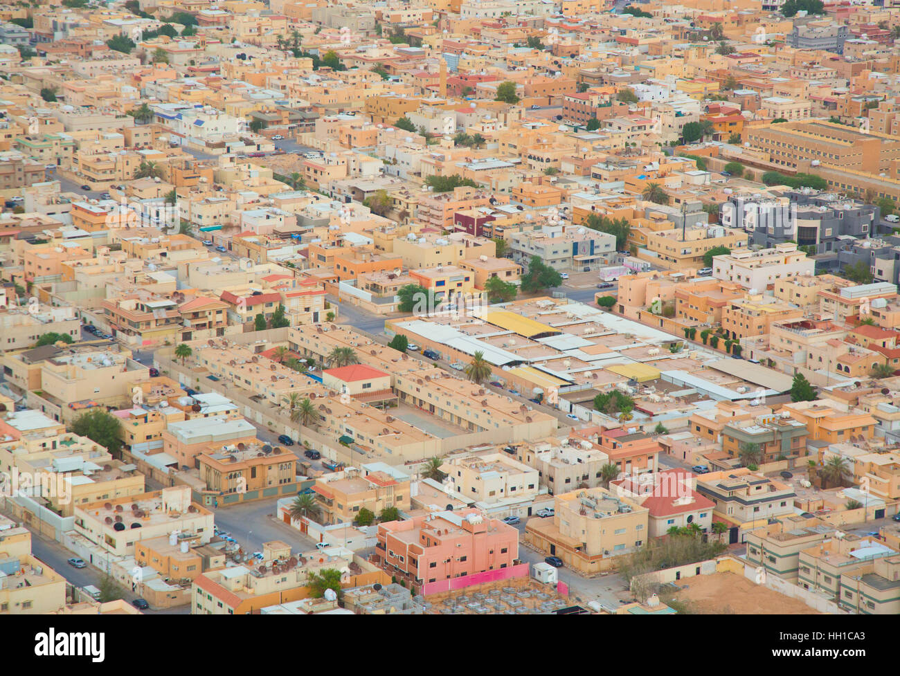 Aerial view of Riyadh downtown in Riyadh, Saudi Arabia Stock Photo - Alamy