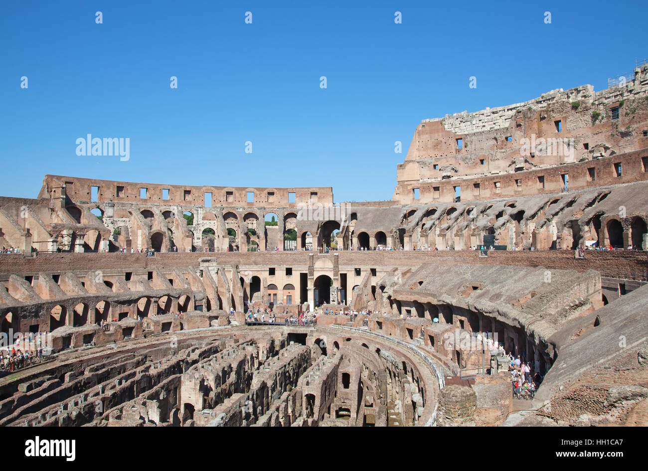 Ruins of the colloseum in Rome, Italy Stock Photo - Alamy