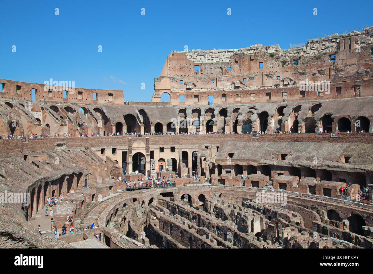 Ruins of the colloseum in Rome, Italy Stock Photo - Alamy