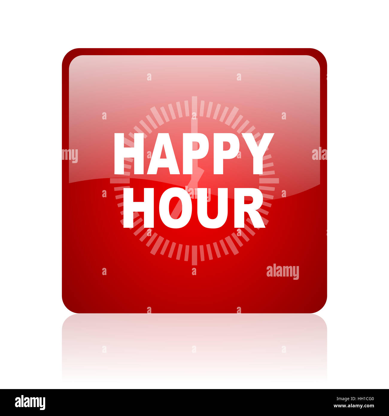Happy hour web design Cut Out Stock Images & Pictures - Alamy