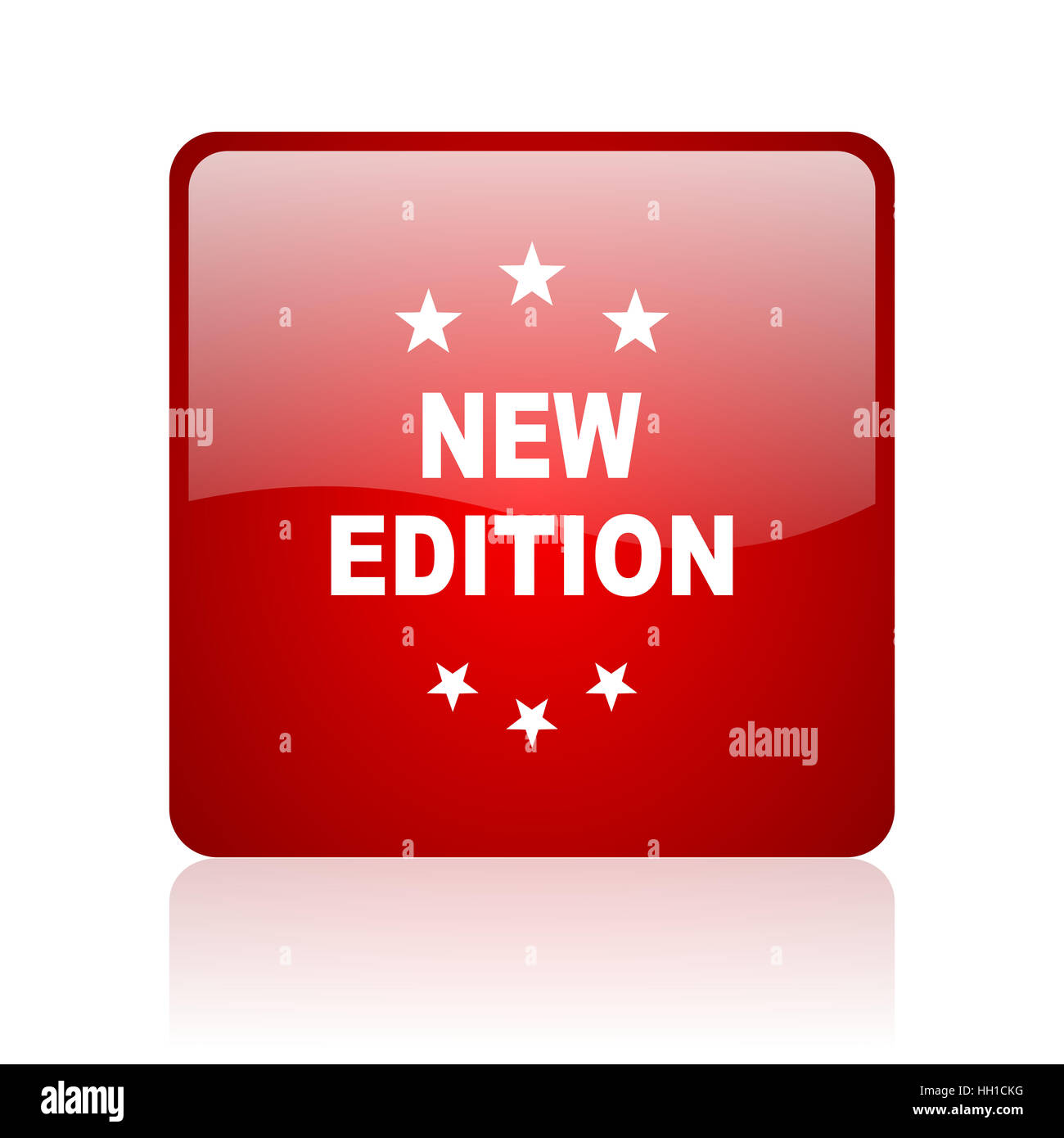 New edition sign square hi-res stock photography and images - Alamy