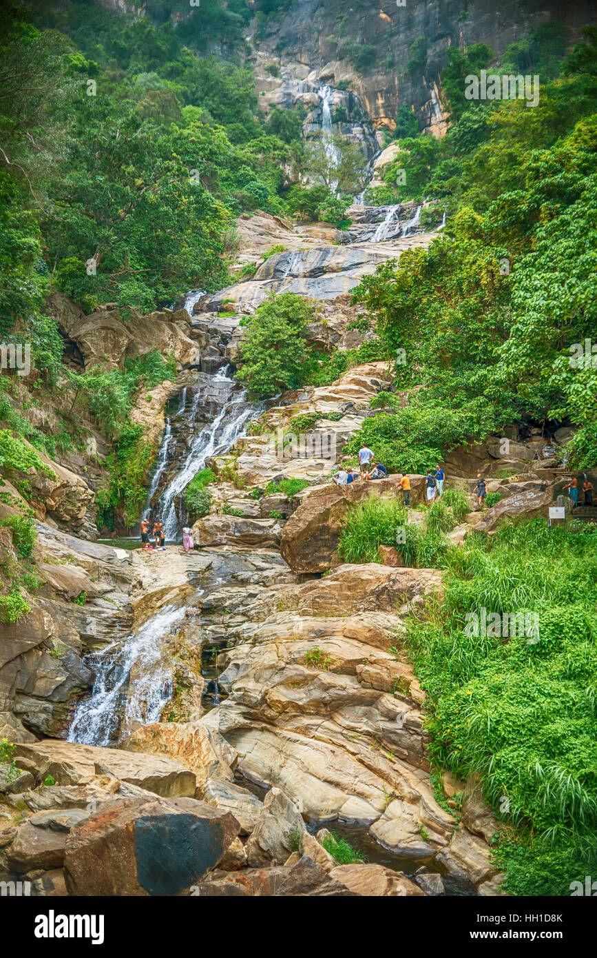 Sri Lanka Ceylon Ravana Ella Falls High Resolution Stock Photography ...