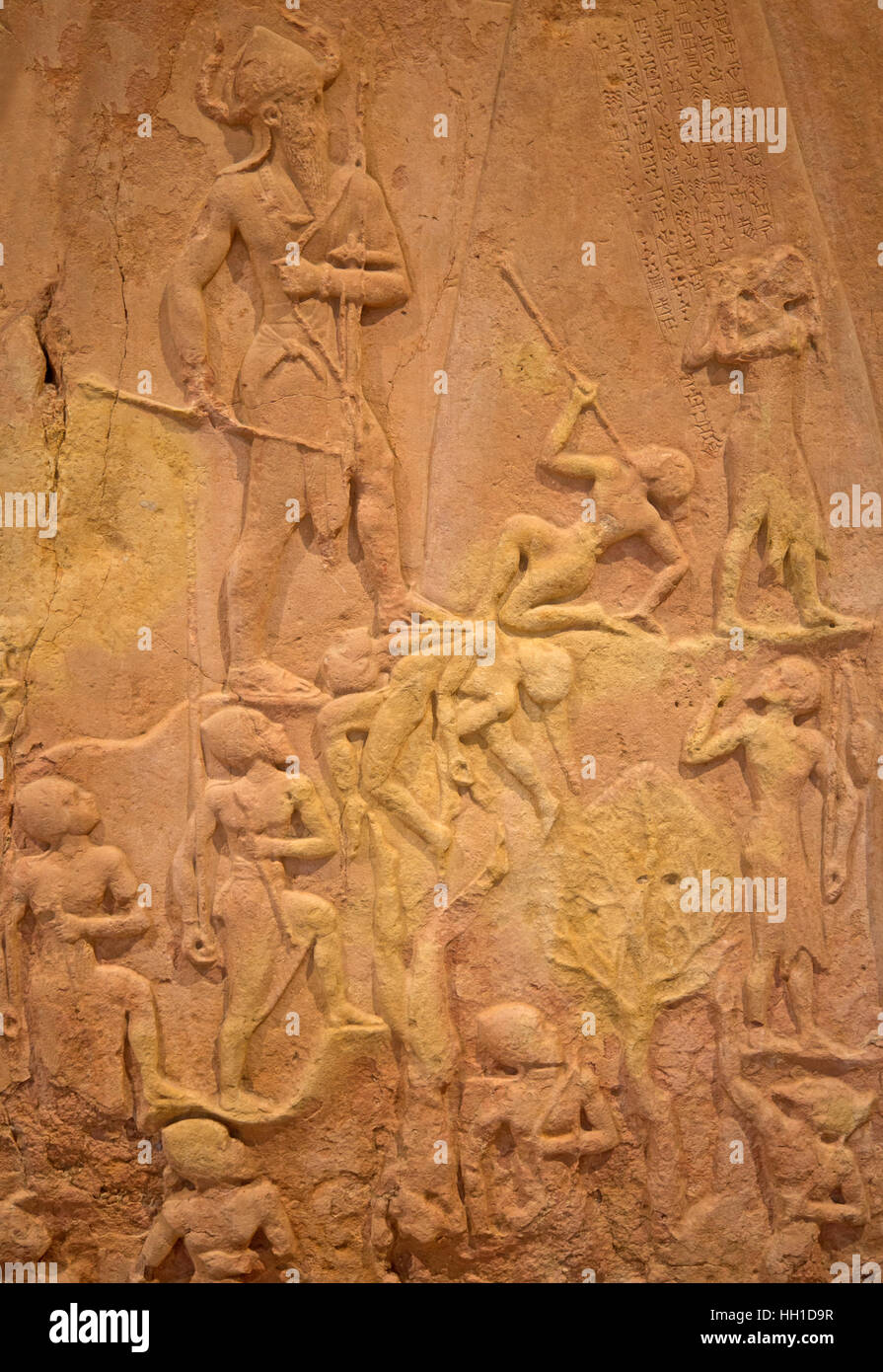 Ancient sumerian stone carving with cuneiform scripting Stock Photo - Alamy