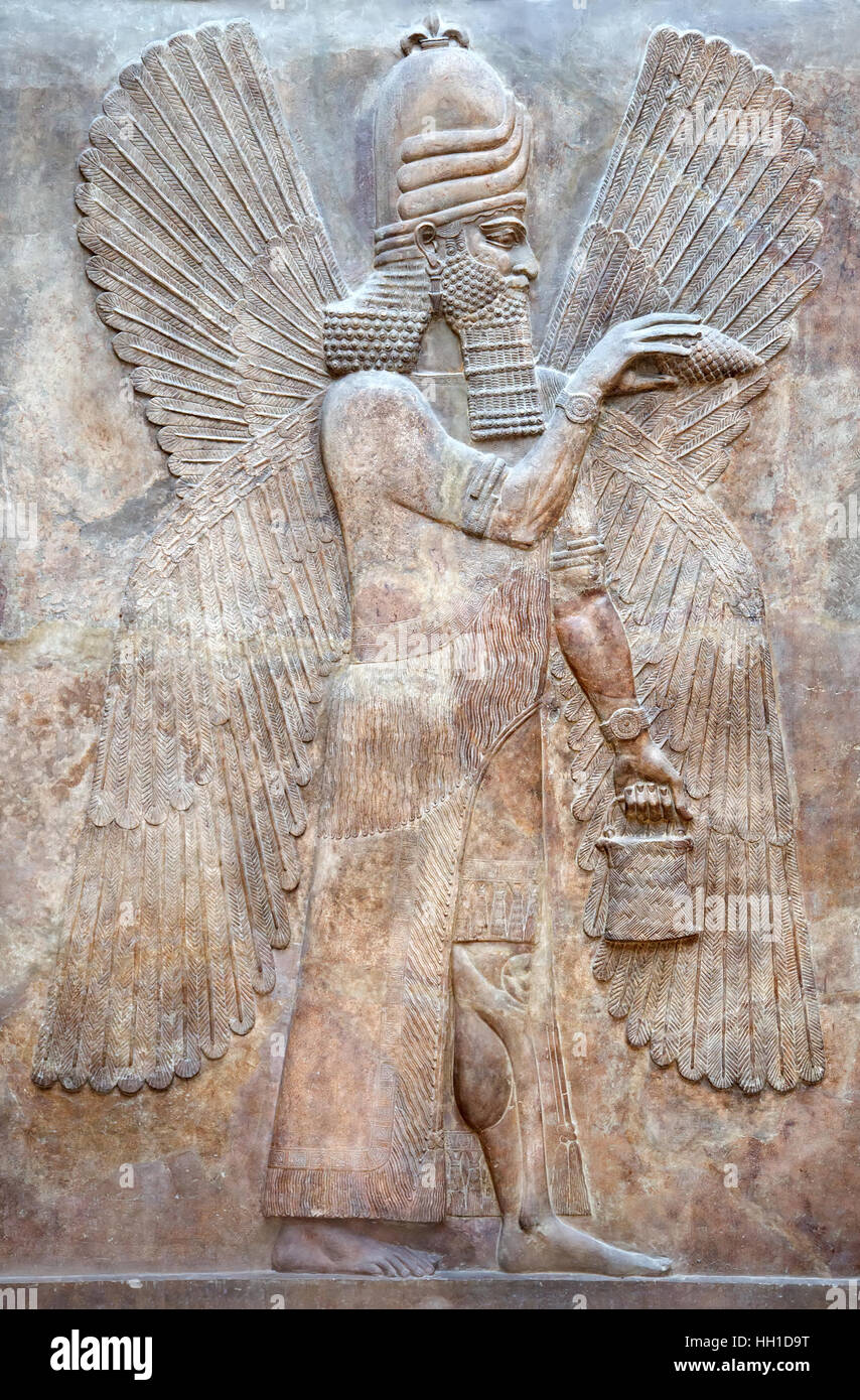 Ancient Sumerian Stone Carving Cuneiform High Resolution Stock ...