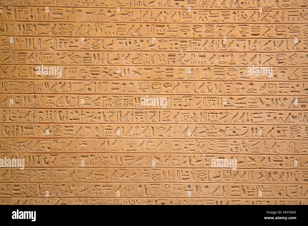 Egyptian hieroglyphs on the wall Stock Photo - Alamy