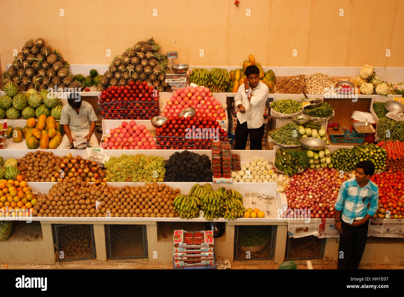 Vegetables, market, Goa, India, Asia Stock Photo - Alamy