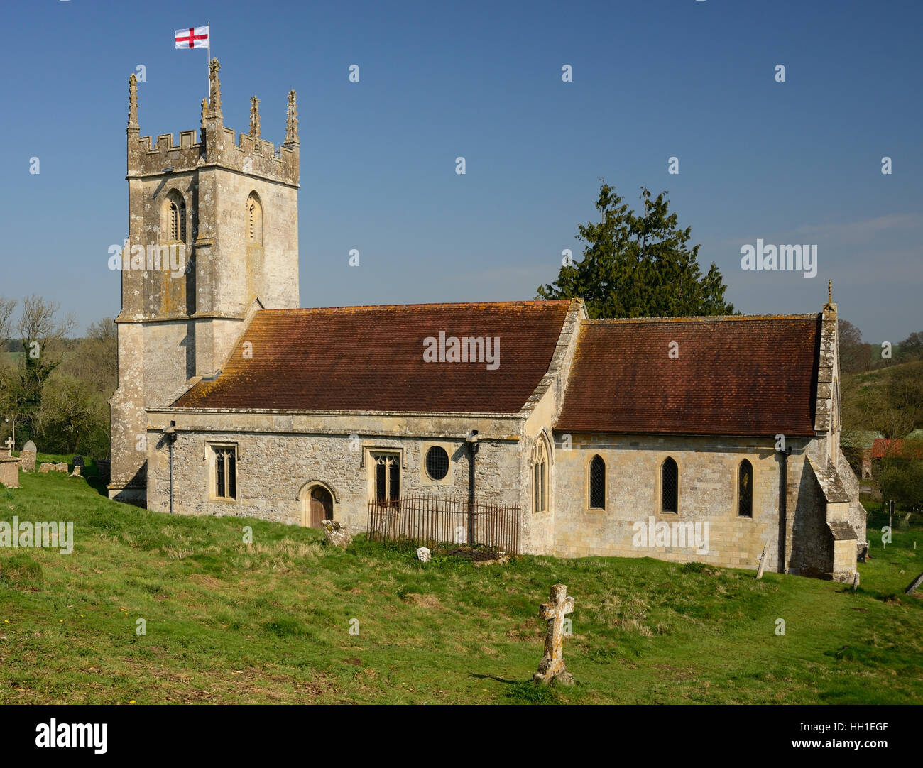Imber church salisbury plain hi-res stock photography and images - Alamy
