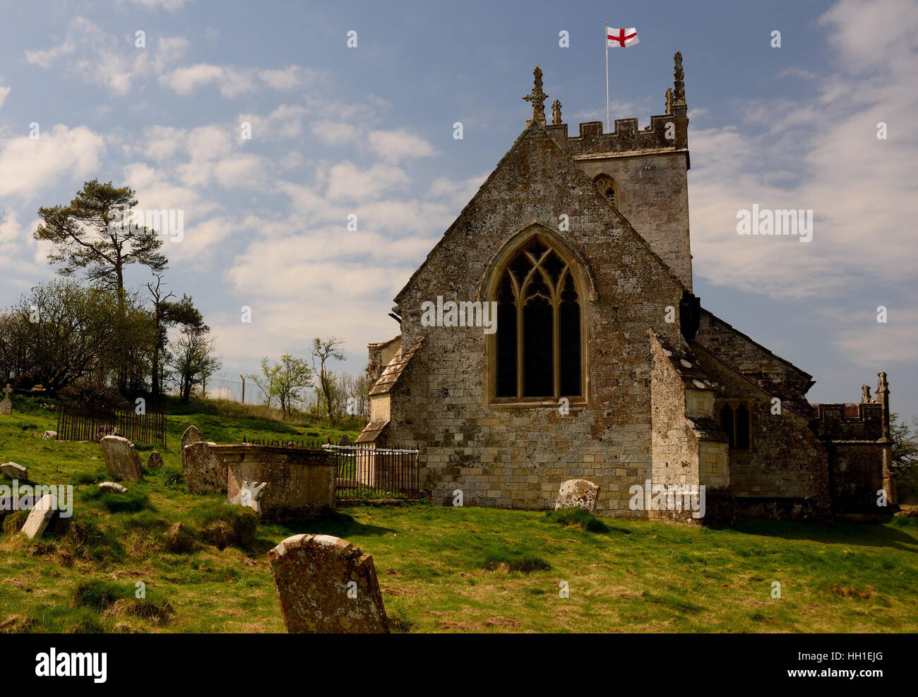 Imber church salisbury plain hi-res stock photography and images - Alamy