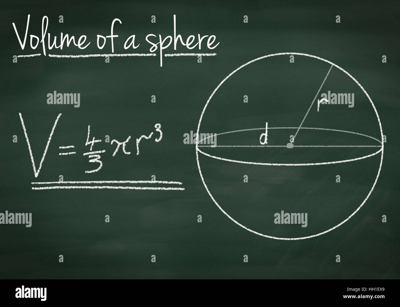 Maths equation blackboard not physics hi-res stock photography and ...