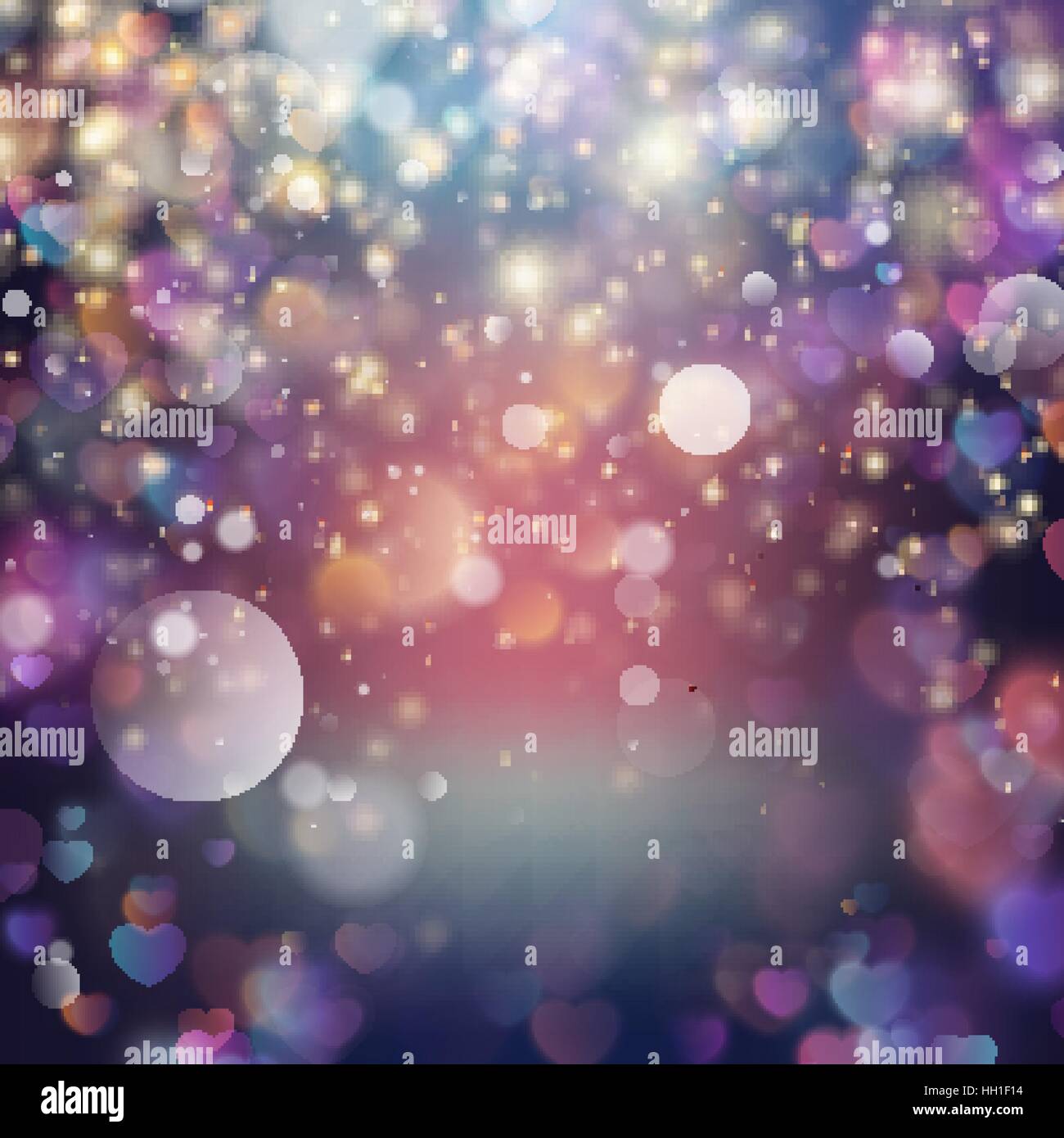 Valentines day on dark Stock Vector Images - Alamy