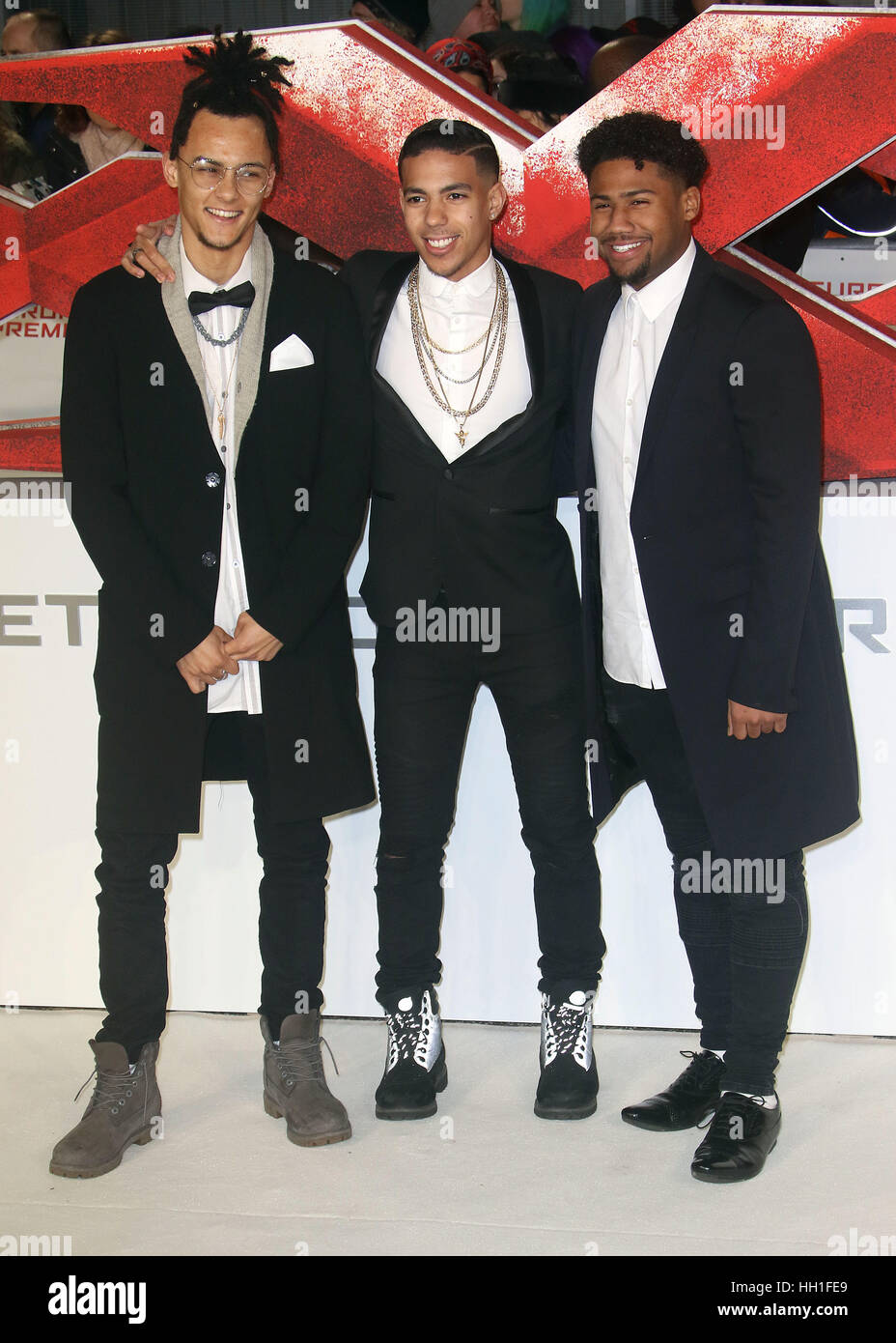 Jan 10, 2017 - (L-R) Nathan Lewis, Kieran Alleyne and Jordan Lee of 5 ...