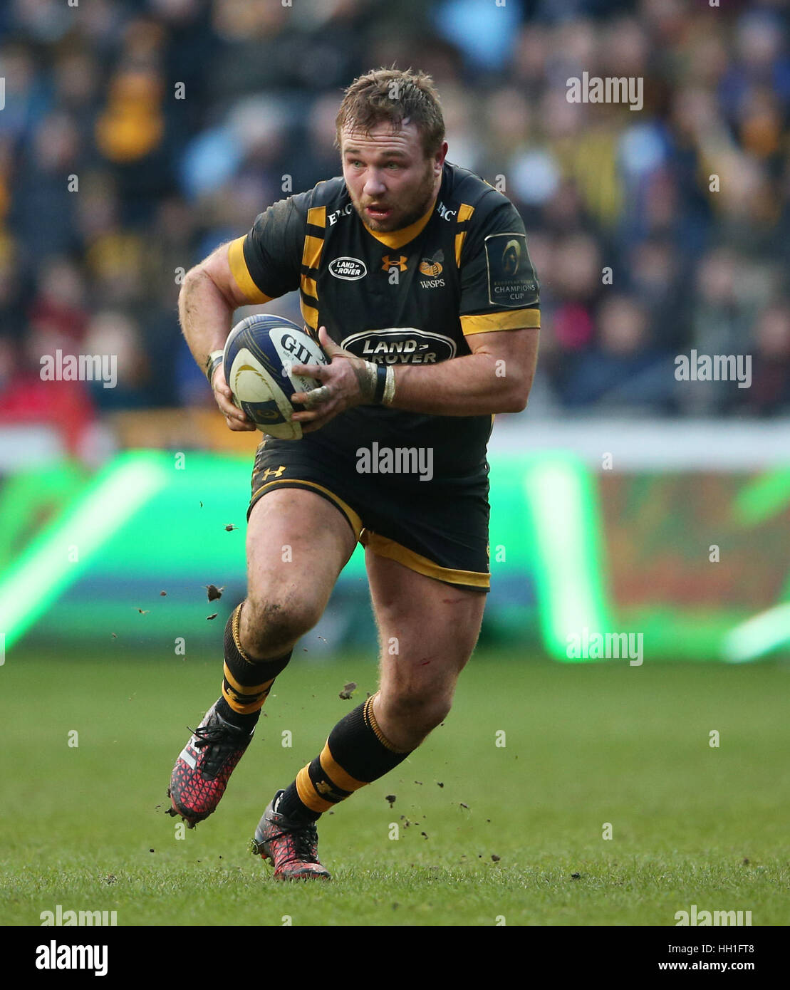Wasps' Matt Mullen in action during the European Champions Cup, pool ...