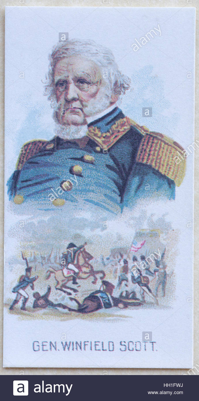 General Winfield Scott was a United States Army general form the 19th ...