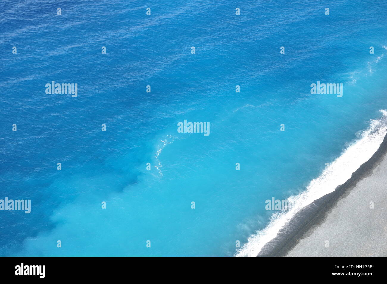 Vibrant blue Mediterranean sea, Corsica Stock Photo - Alamy