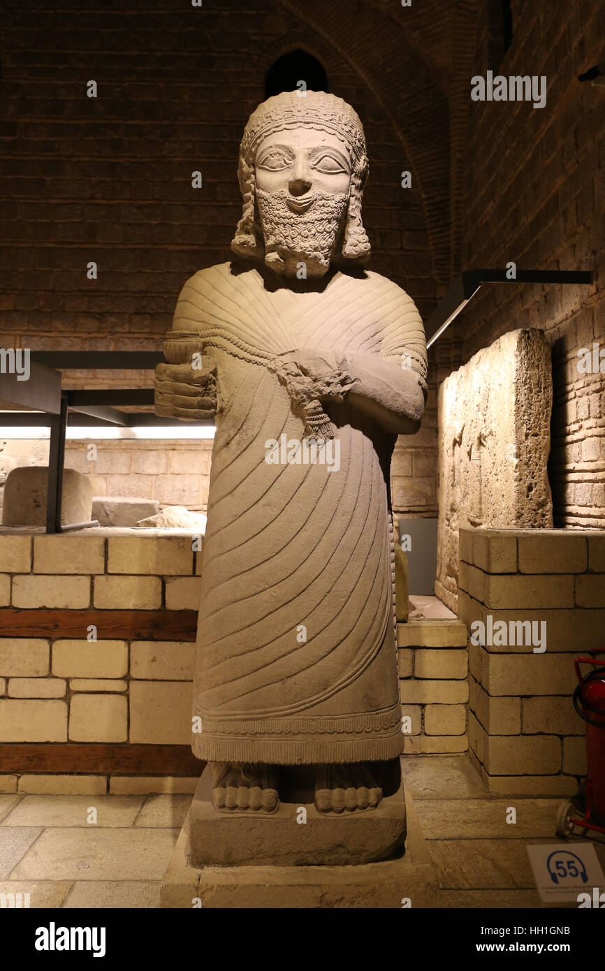 Sculpture in Museum of Anatolian Civilizations, Ankara, Turkey Stock ...