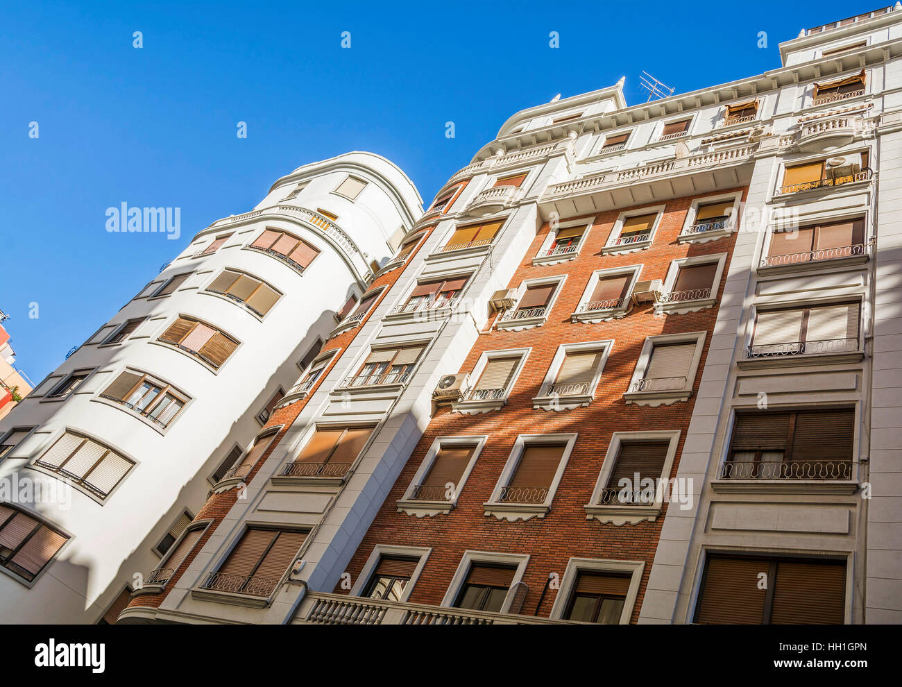 Building architecture in Valencia, Spain Stock Photo - Alamy