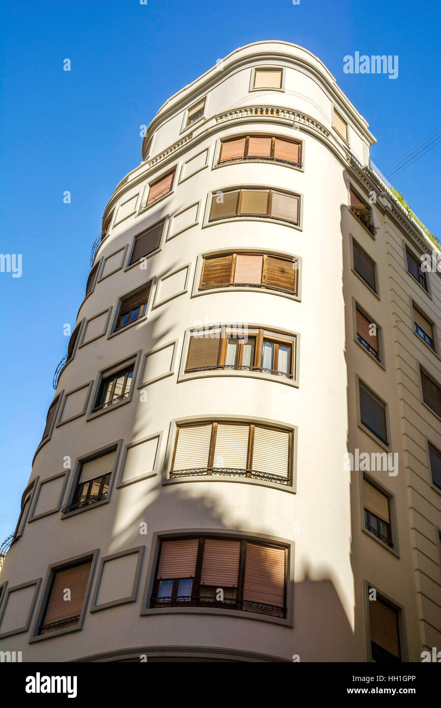 Building architecture in Valencia, Spain Stock Photo - Alamy