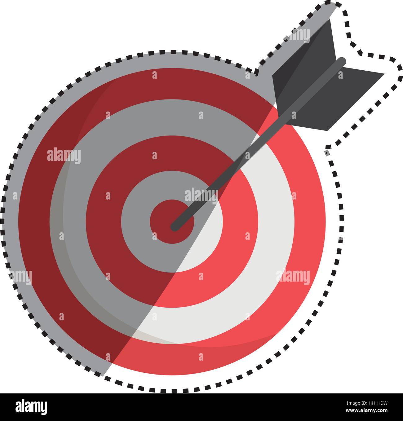 Target dartboard goal icon vector illustration graphic design Stock ...