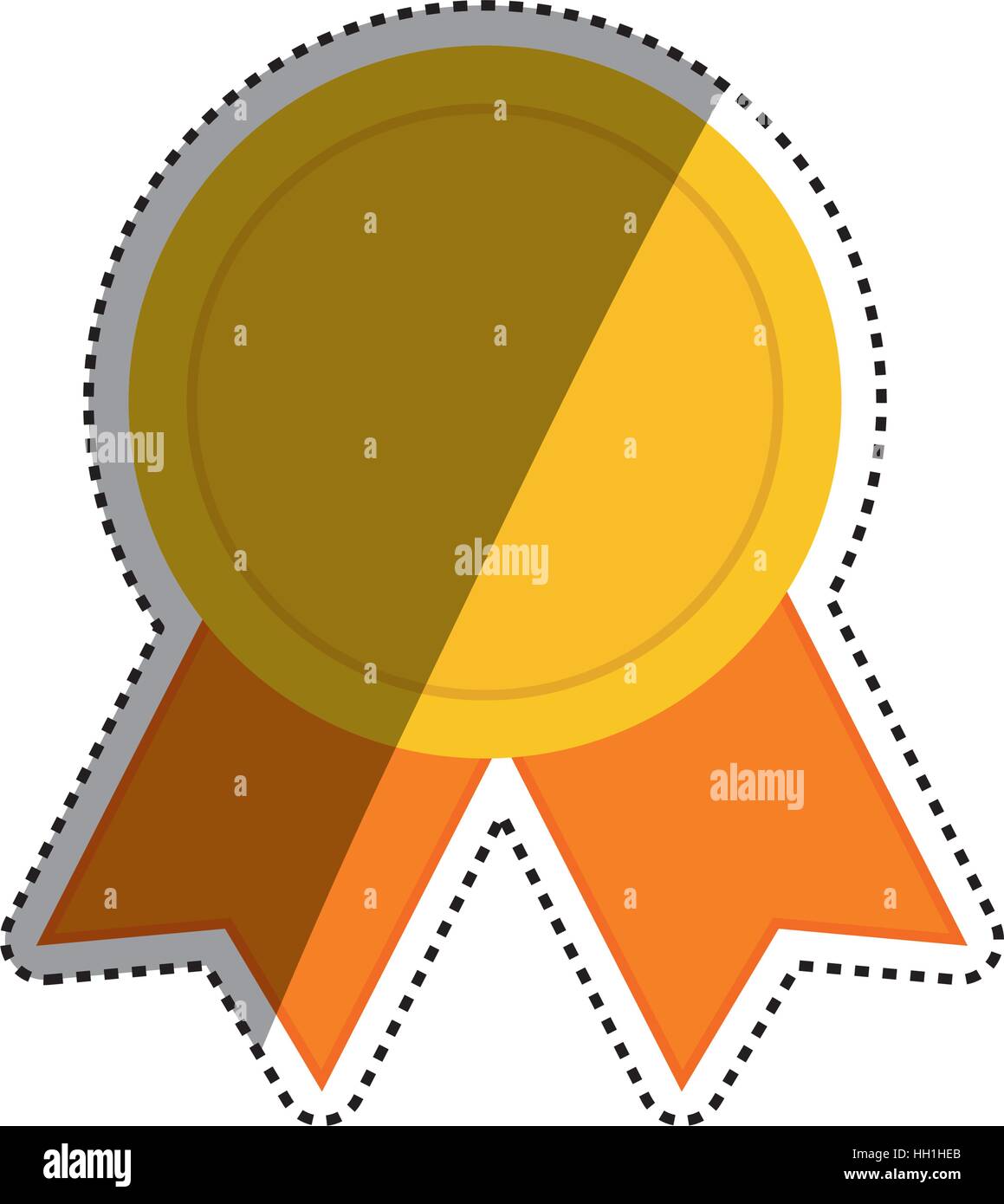 Medal award ribbon icon vector illustration graphic design Stock Vector ...