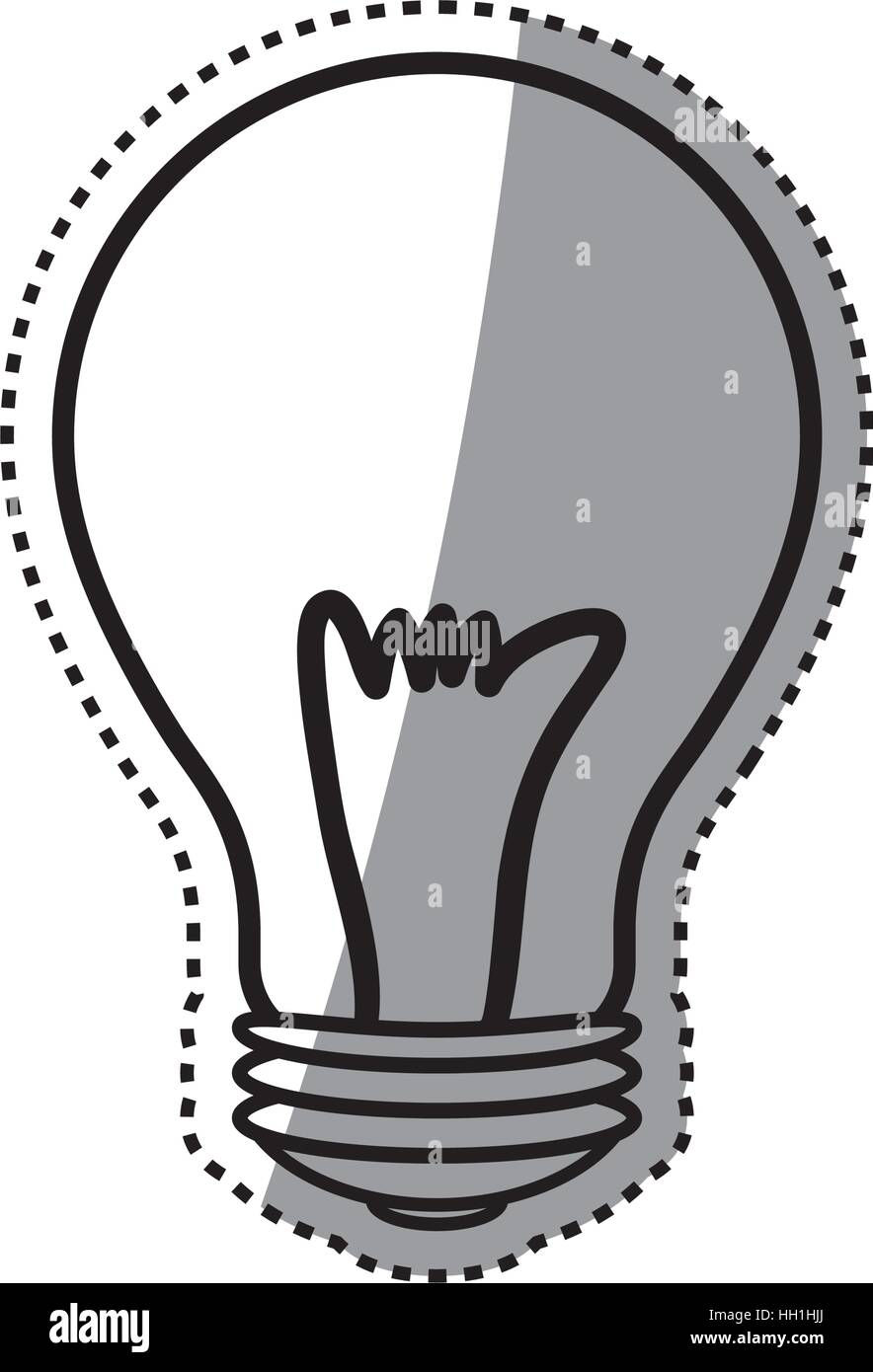 Bulb light energy icon vector illustration graphic design Stock Vector ...