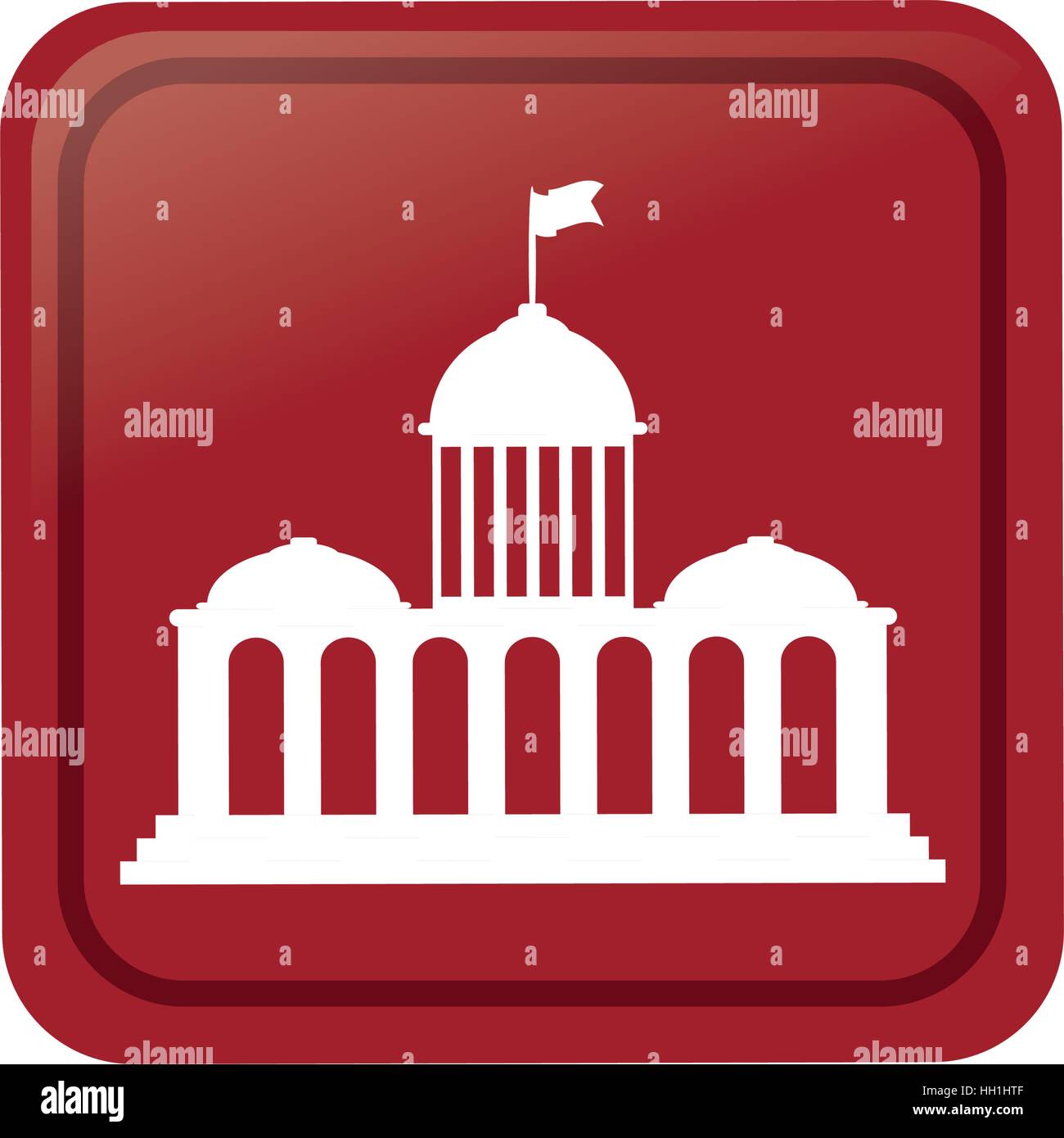 Court building symbol icon vector illustration graphic design Stock ...