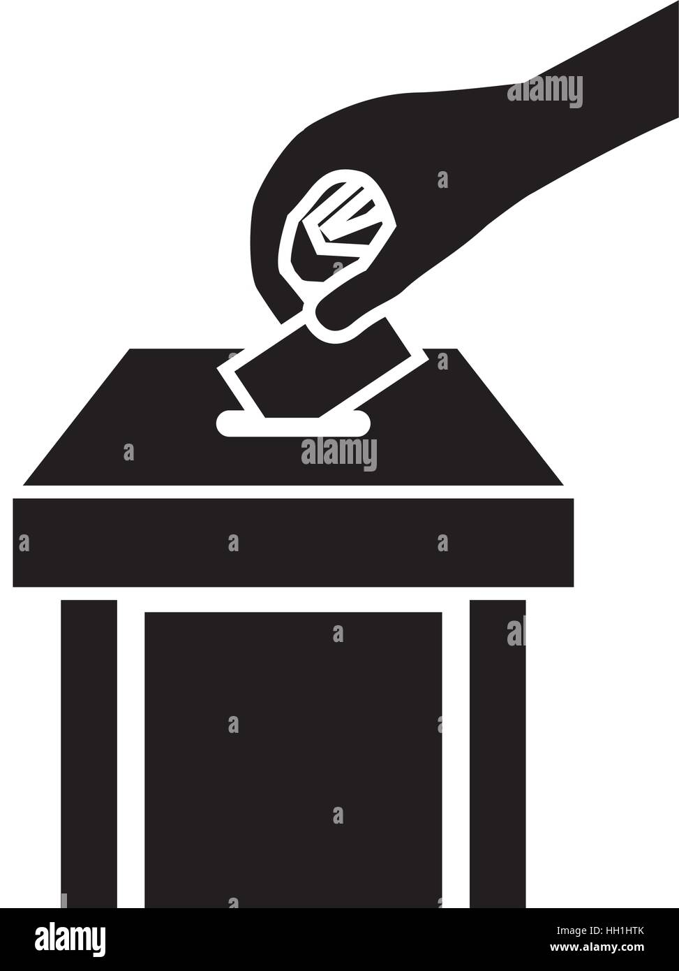 Democracy voting vote icon vector illustration graphic design Stock ...
