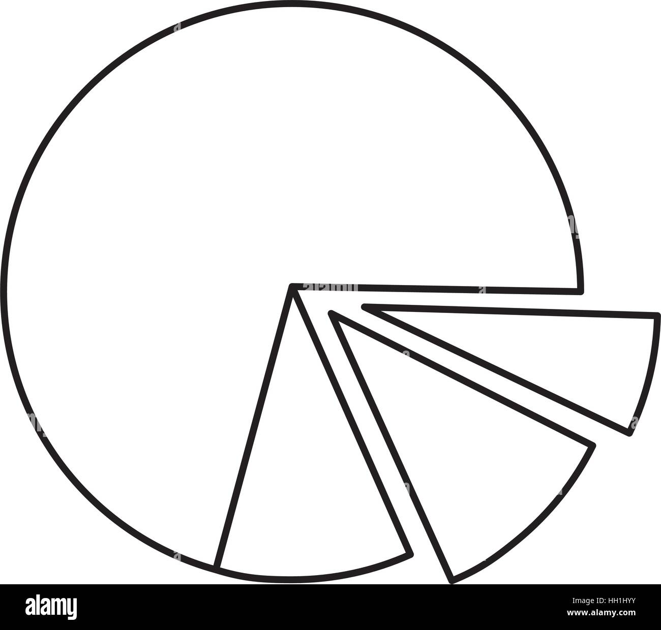 statistics pie chart icon vector illustration graphic design Stock ...