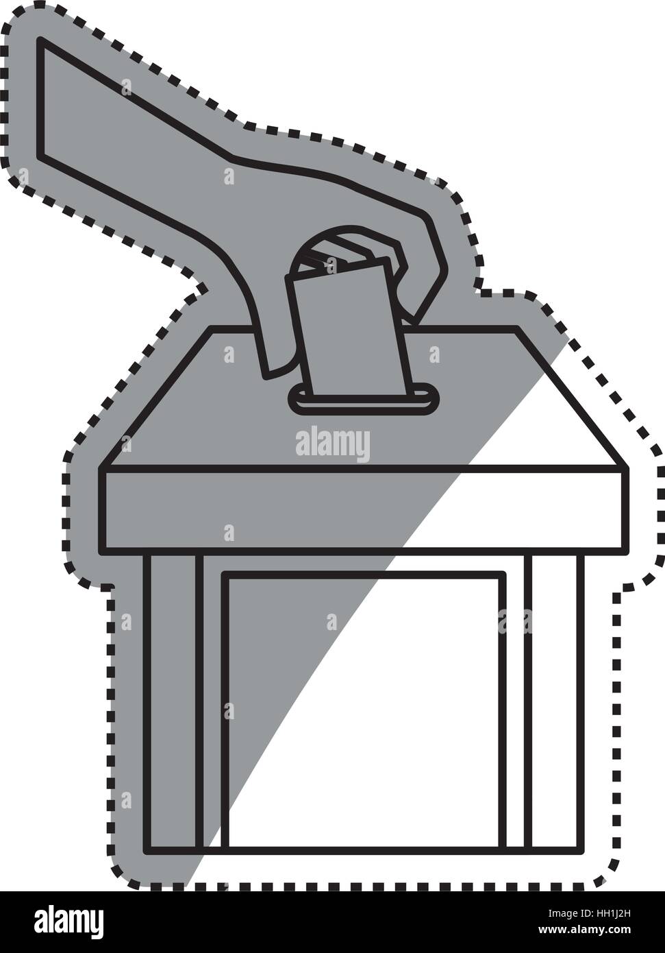 Democracy voting vote icon vector illustration graphic design Stock ...