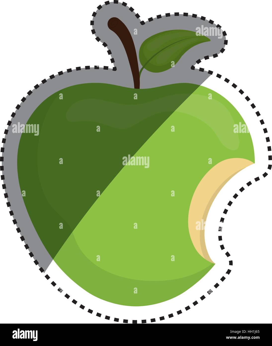 Delicious apple fruit icon vector illustration graphic design Stock ...