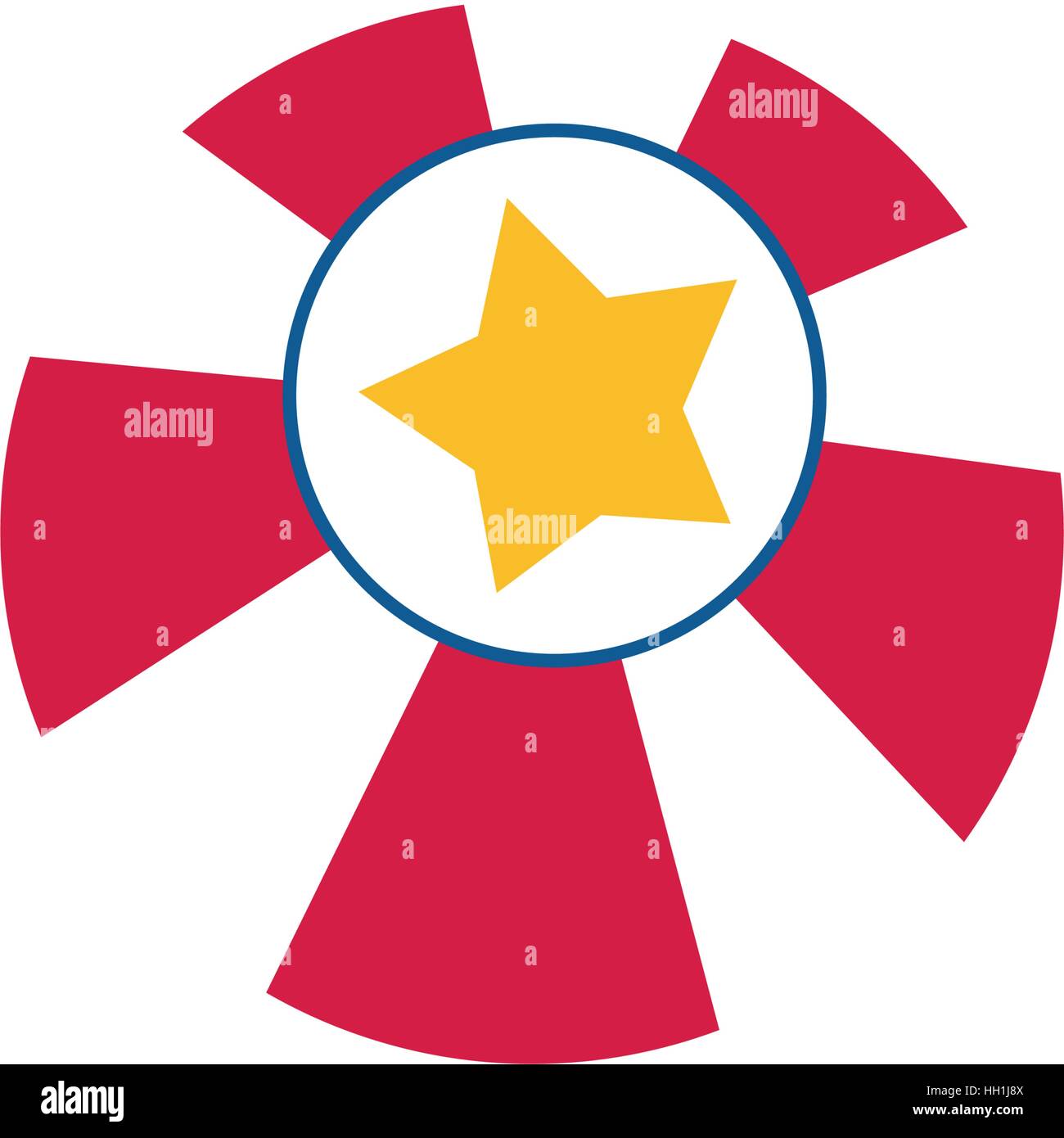 circus ball star icon vector illustration graphic design Stock Vector ...