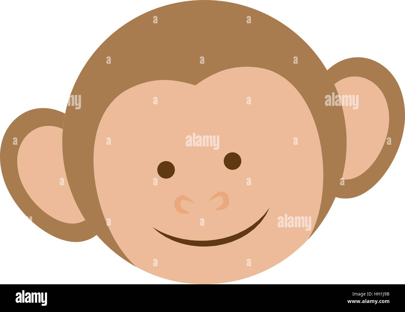 cute mokey cartoon icon vector illustration graphic design Stock Vector ...