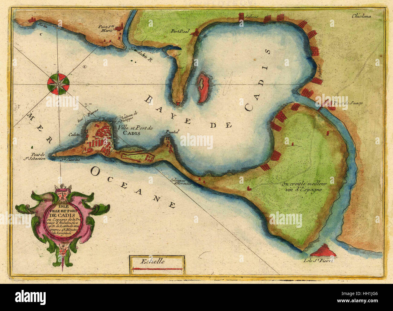 Map of cadiz hi-res stock photography and images - Alamy