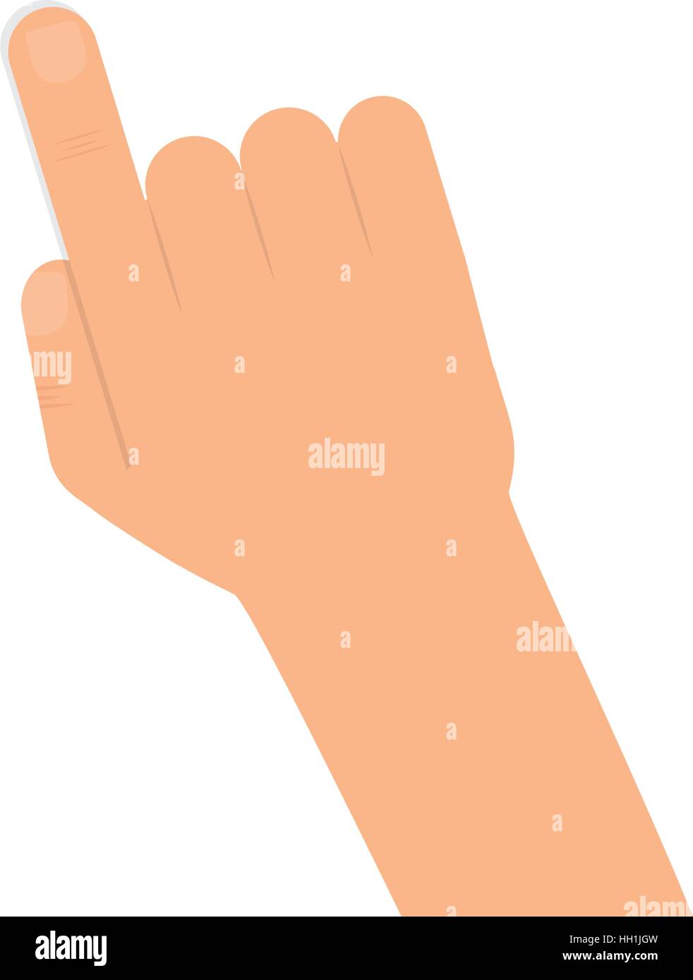 Finger touching something icon vector illustration graphic design Stock ...