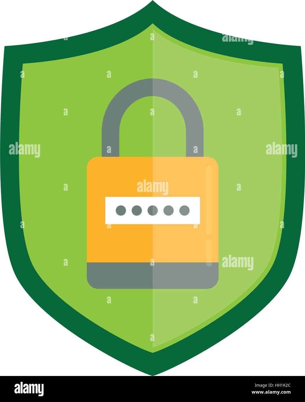 Security padlock system Stock Vector Image & Art - Alamy